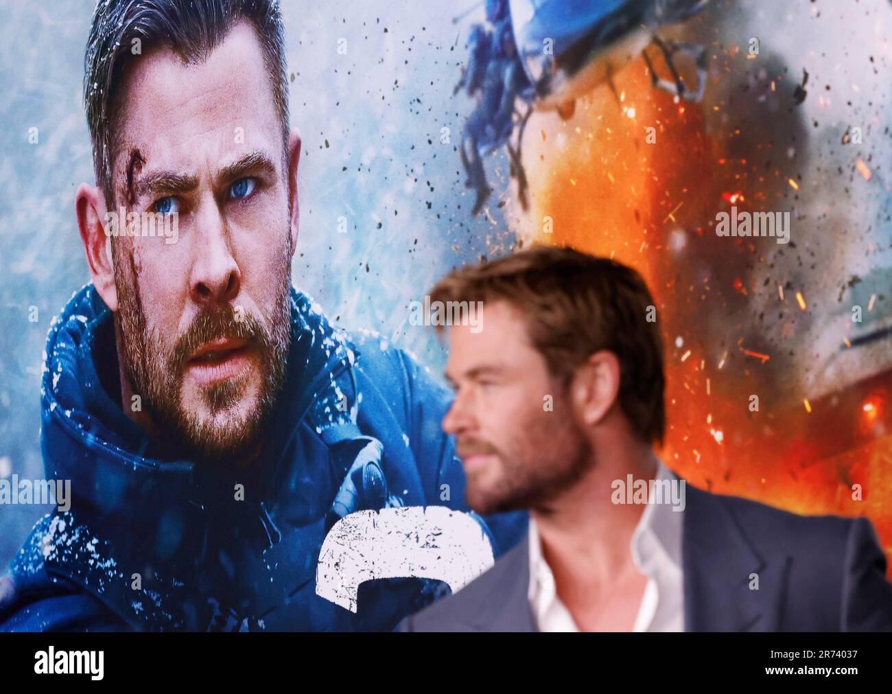 New York, United States. 12th June, 2023. Chris Hemsworth arrives on ...