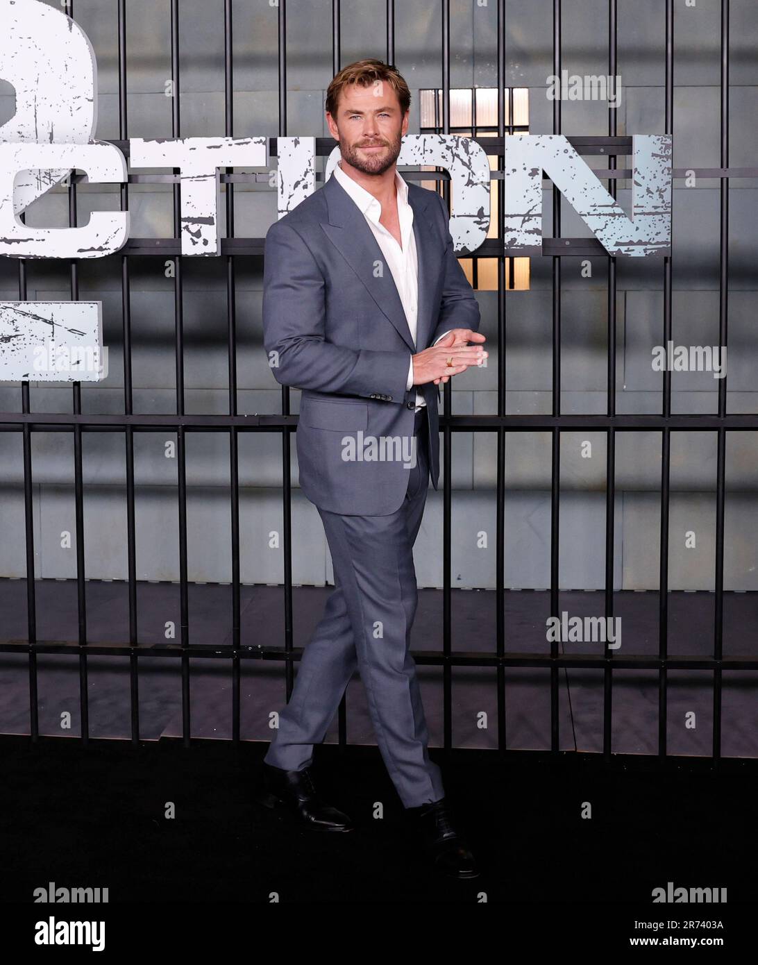 New York, United States. 12th June, 2023. Chris Hemsworth arrives on ...