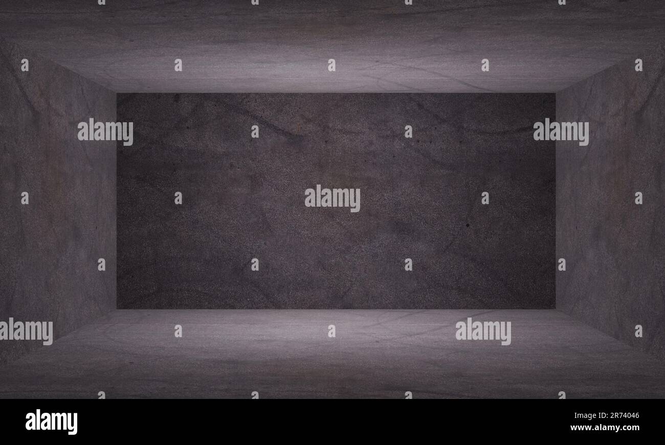 modern grunge 3d wall and floor texture room interior background Stock ...