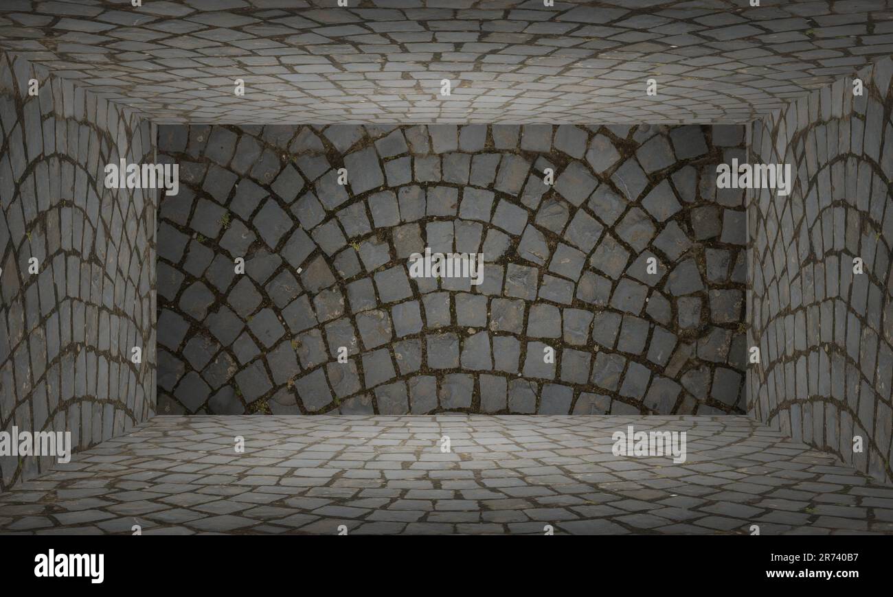 modern grunge 3d wall and floor texture room interior background Stock ...