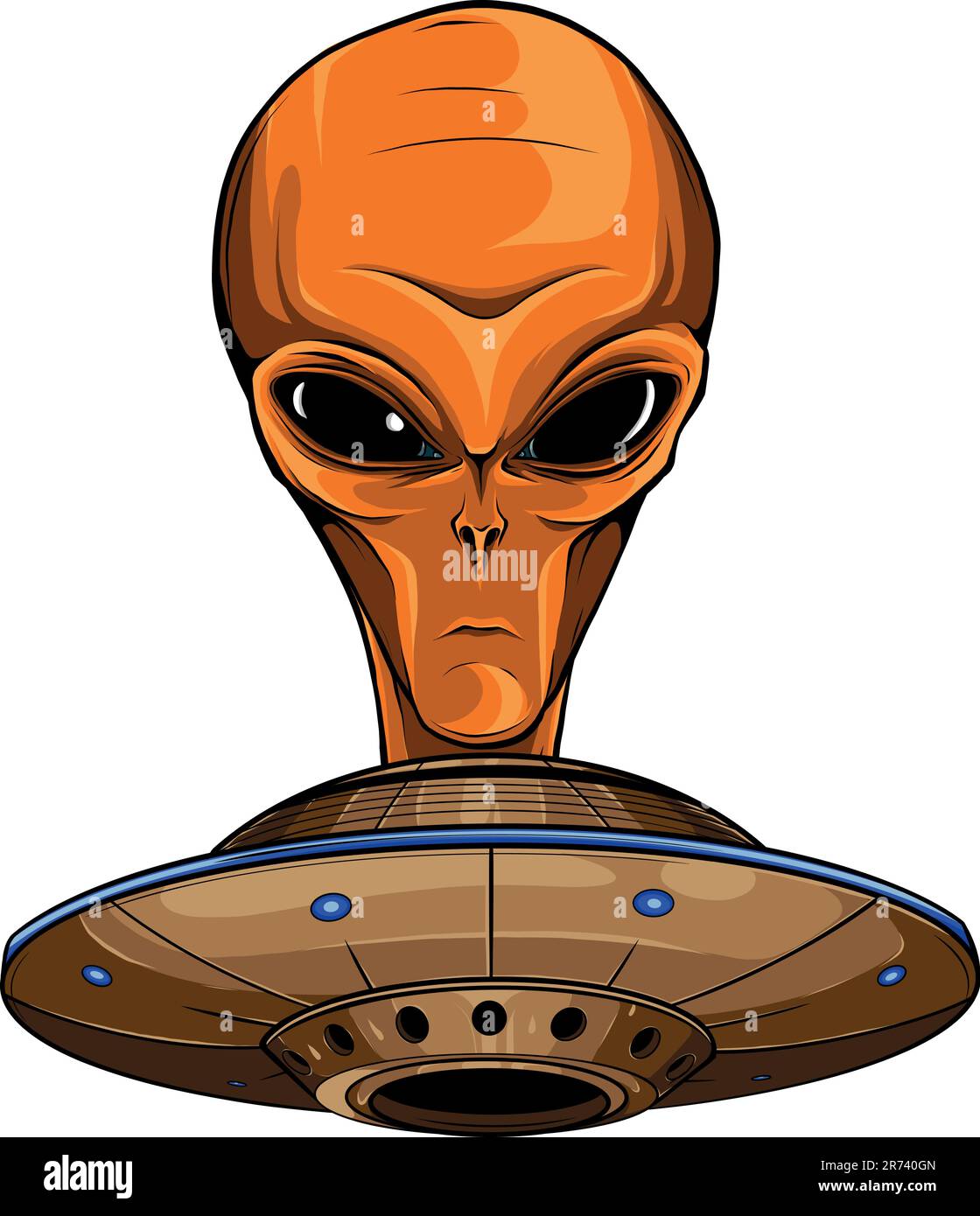 Cartoon Alien Head