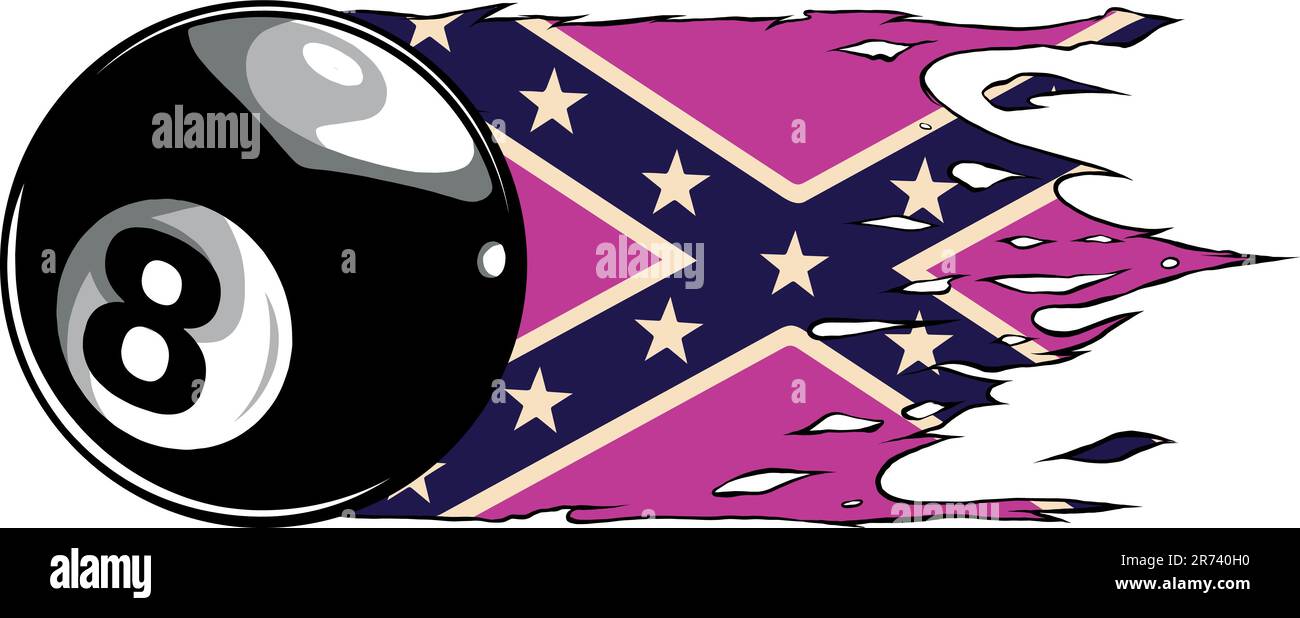 vector illustration of Eight Ball hand draw Stock Vector Image & Art ...