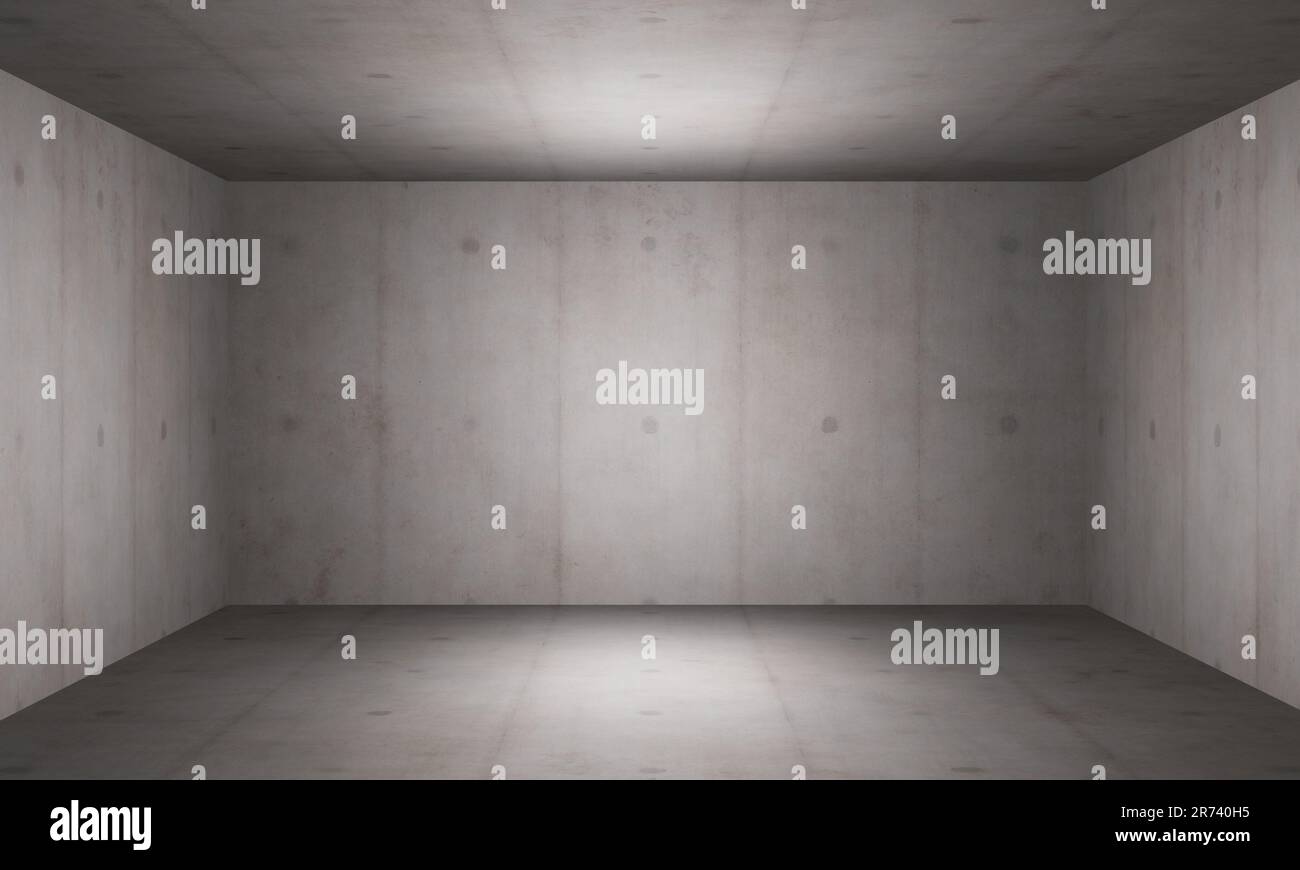 modern grunge 3d wall and floor texture room interior background Stock ...
