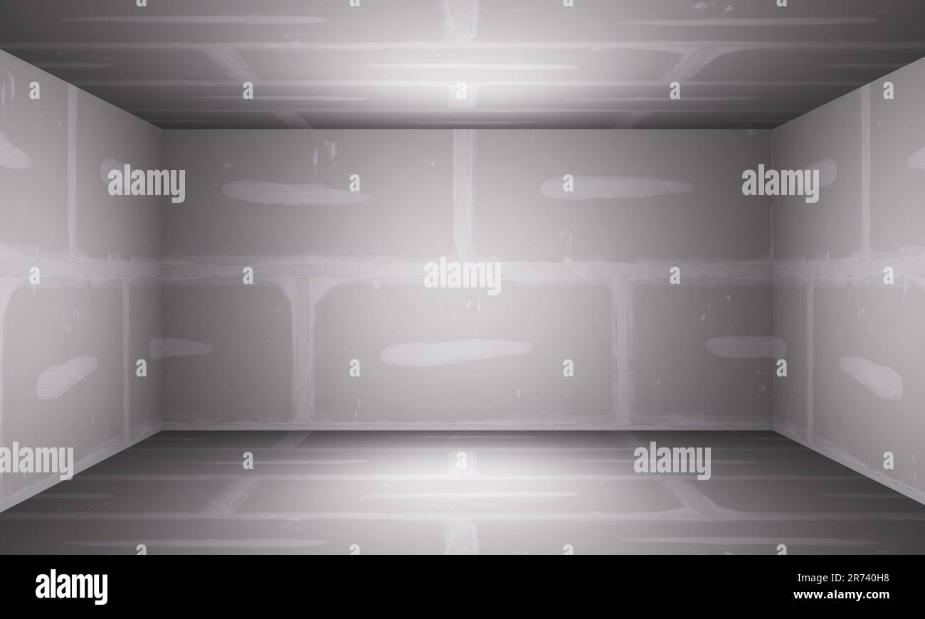 modern grunge 3d wall and floor texture room interior background Stock ...