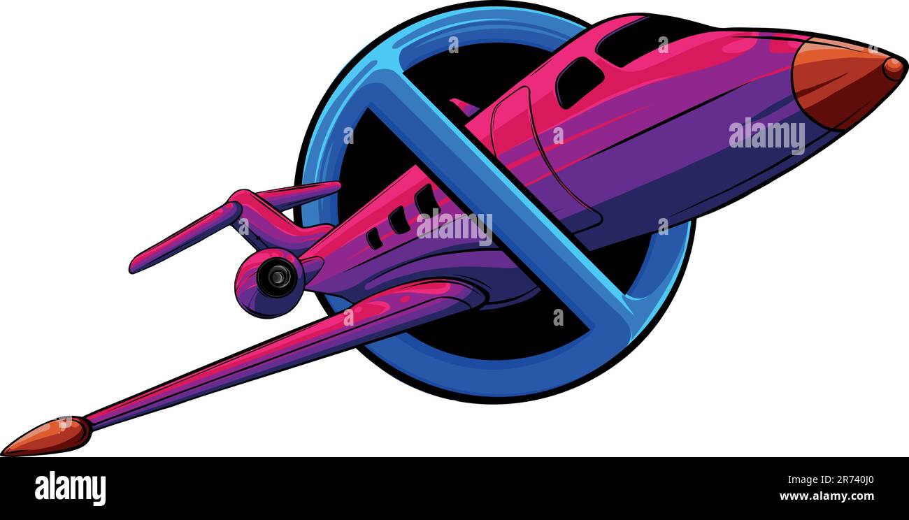 hand draw of Jet airplane vector illustration design Stock Vector Image ...