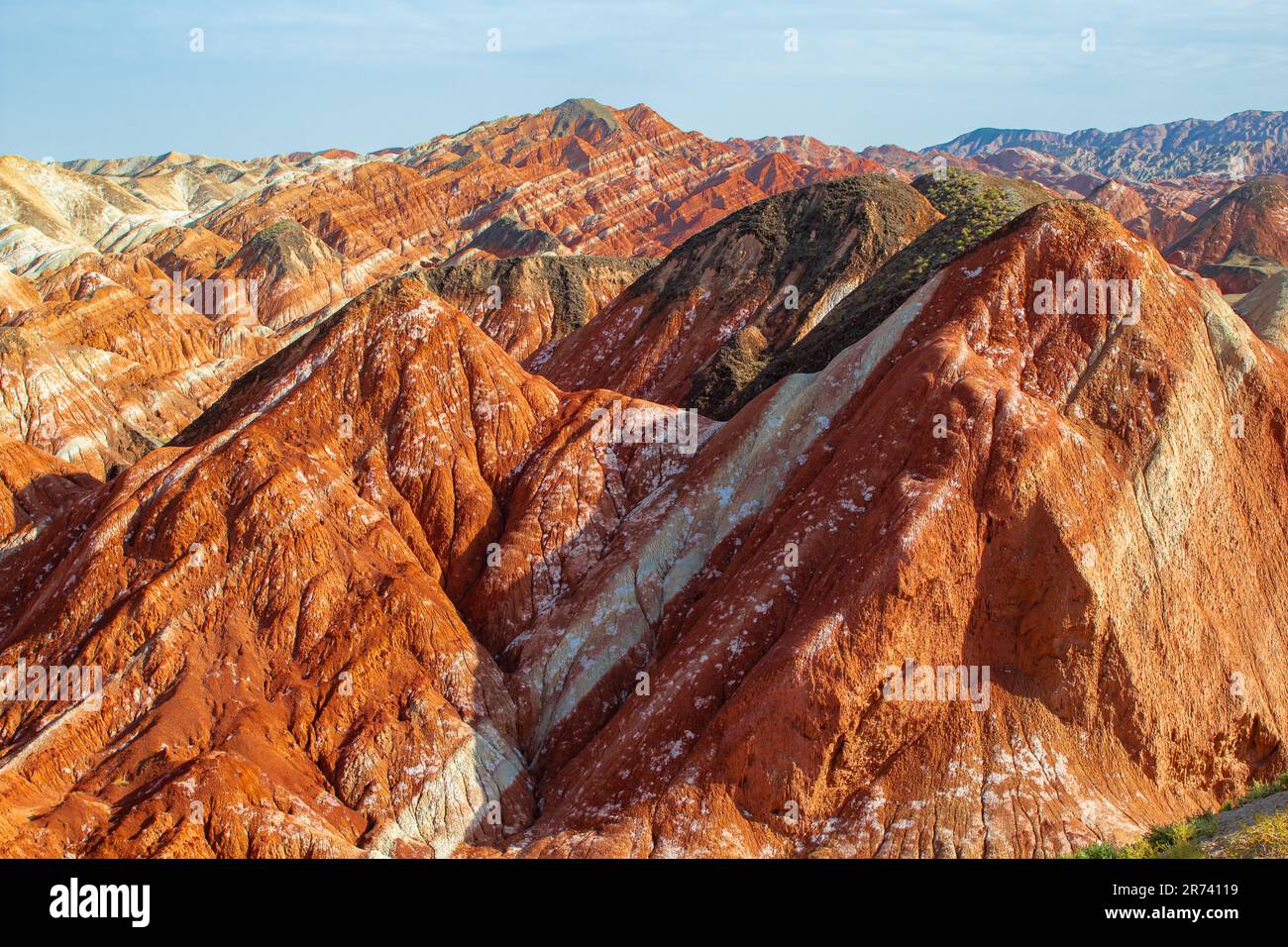 Zhangye Danxia National Geopark - Gansu Province, China. Chinese Danxia ...