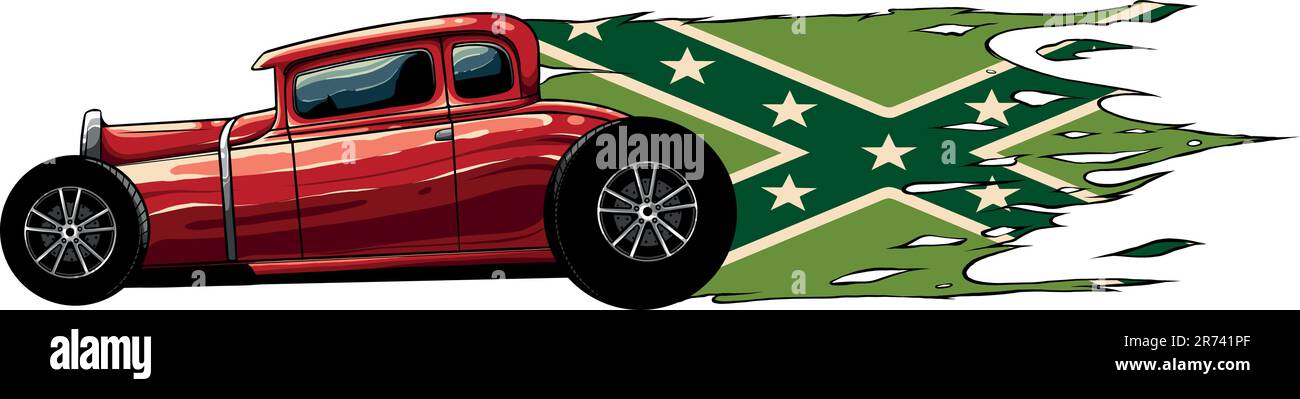draw of hot rod car vector illustration design Stock Vector Image & Art ...