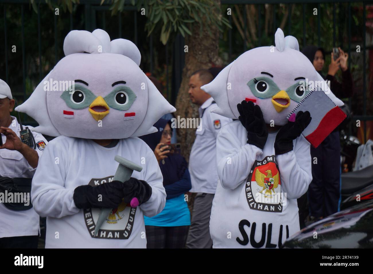 Sura and Sulu are the icon of the Indonesian Election Party Stock Photo ...
