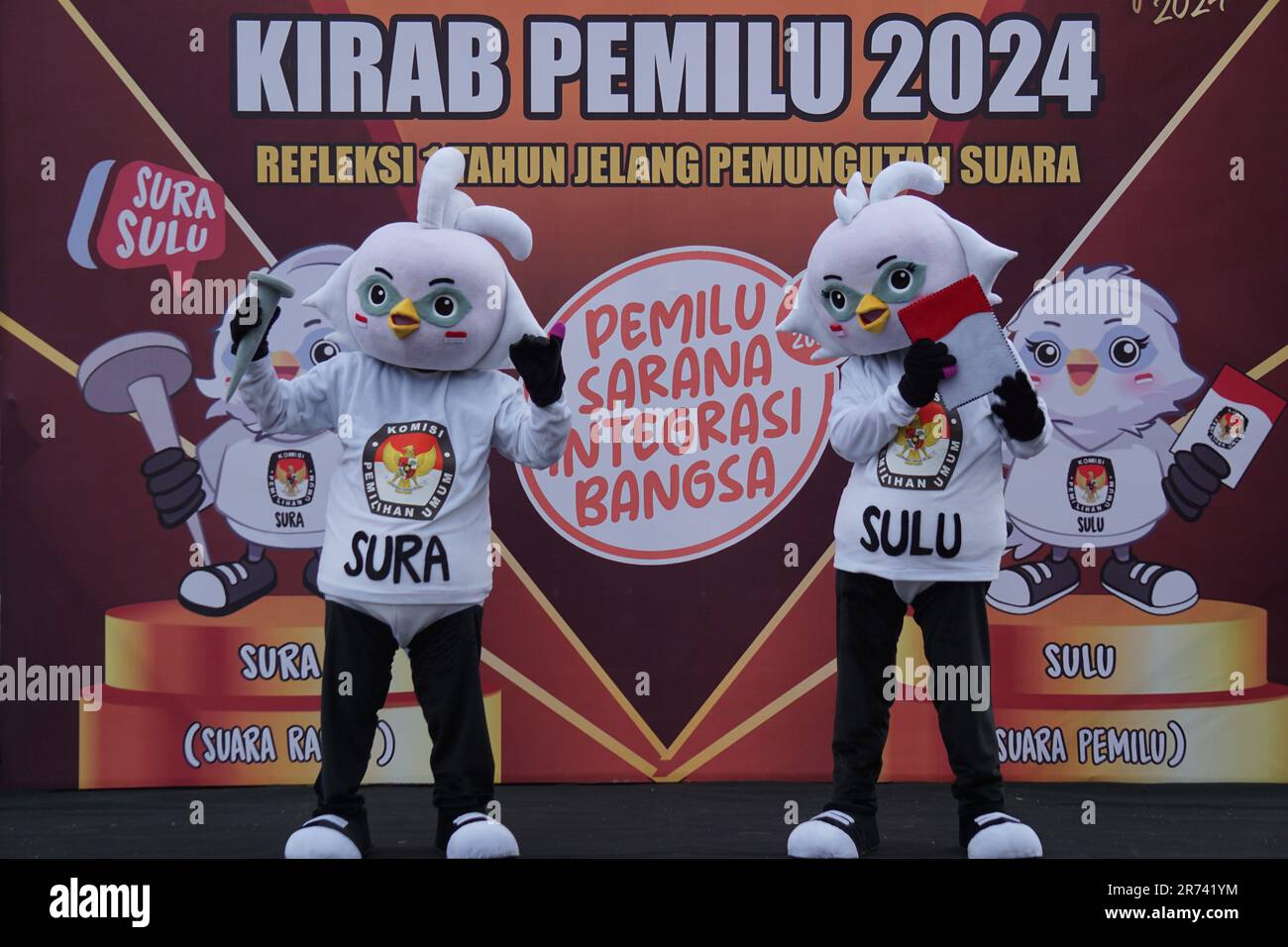 Sura and Sulu are the icon of the Indonesian Election Party Stock Photo ...