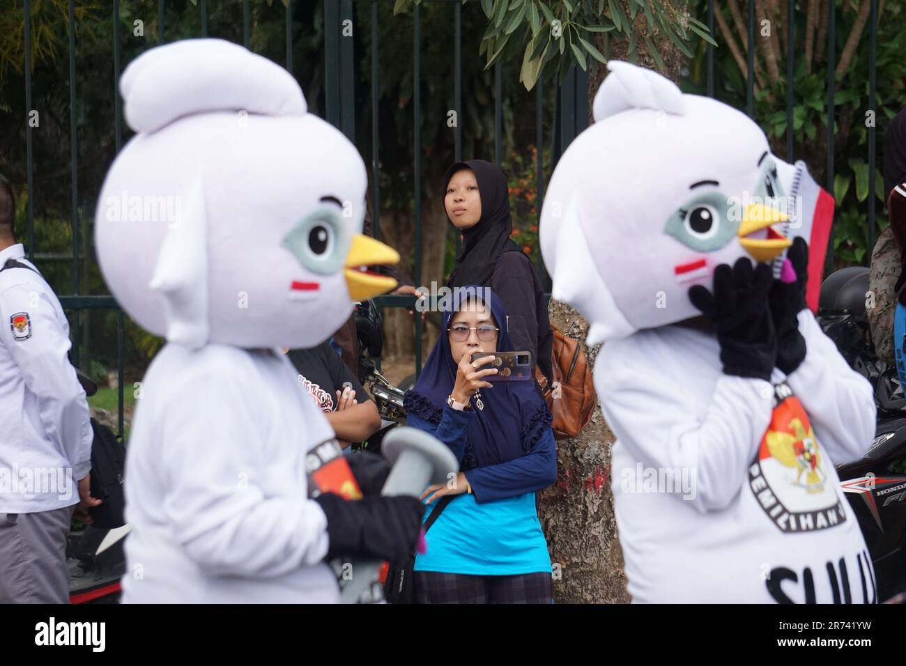 Sura and Sulu are the icon of the Indonesian Election Party Stock Photo ...