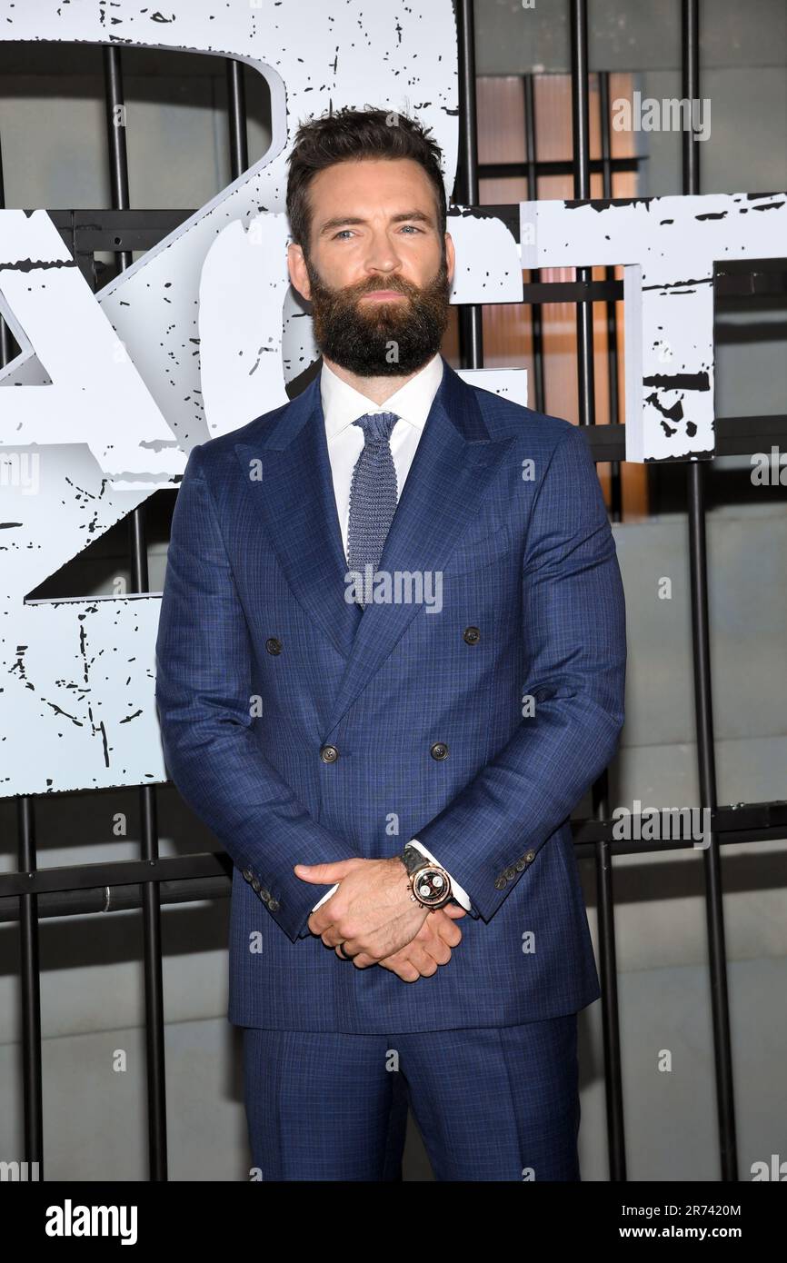 New York, USA. 12th June, 2023. Sam Hargrave attending the 'Extraction ...