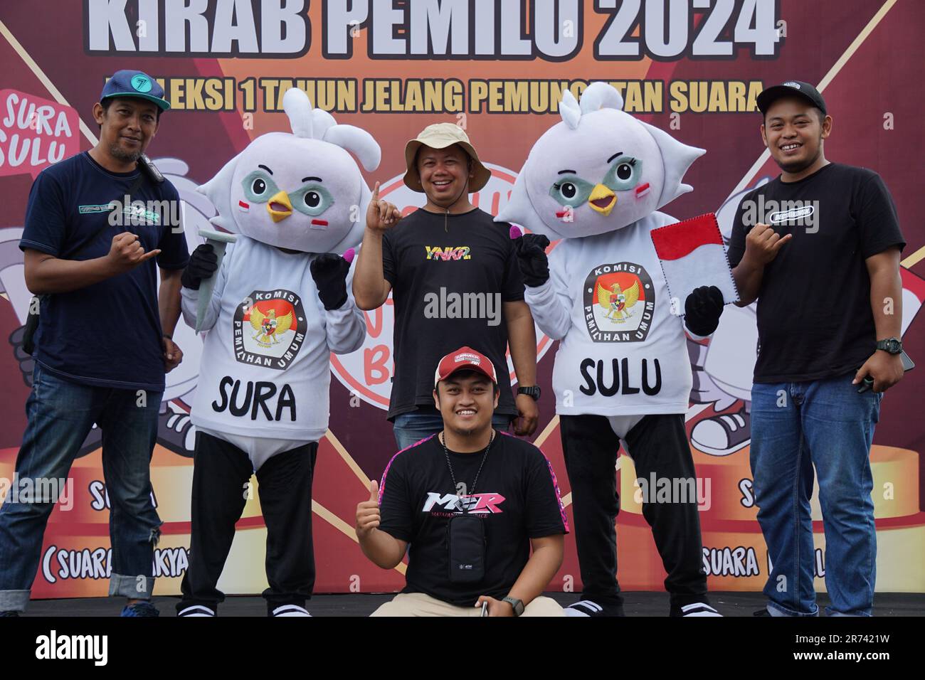 Sura and Sulu are the icon of the Indonesian Election Party Stock Photo ...