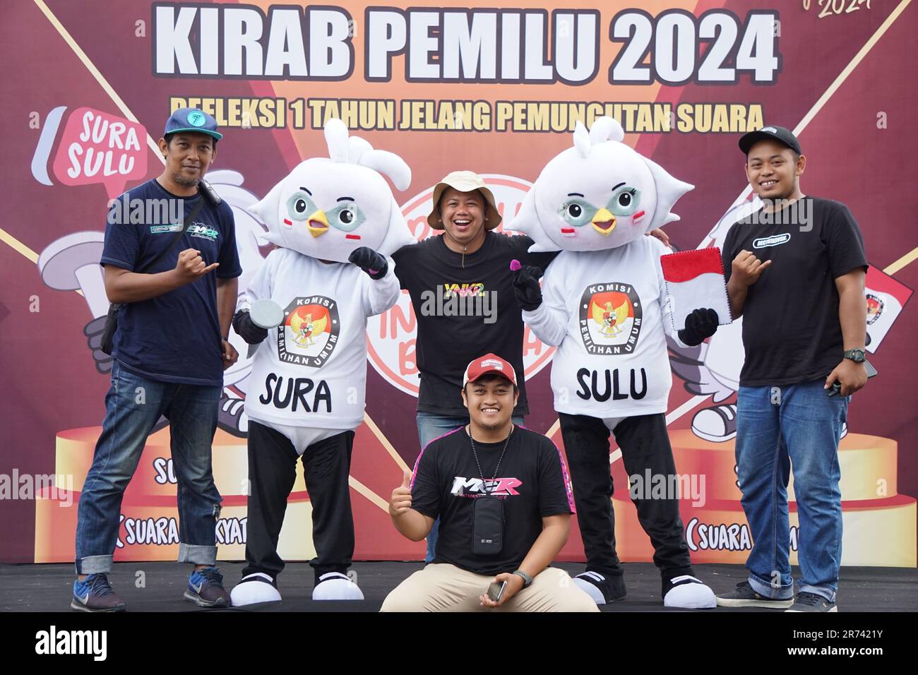 Sura and Sulu are the icon of the Indonesian Election Party Stock Photo ...