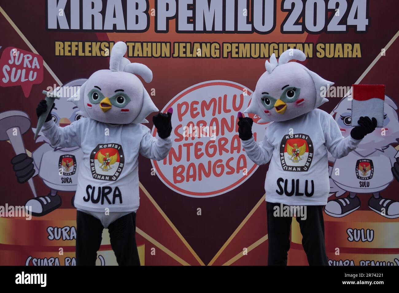 Sura and Sulu are the icon of the Indonesian Election Party Stock Photo ...