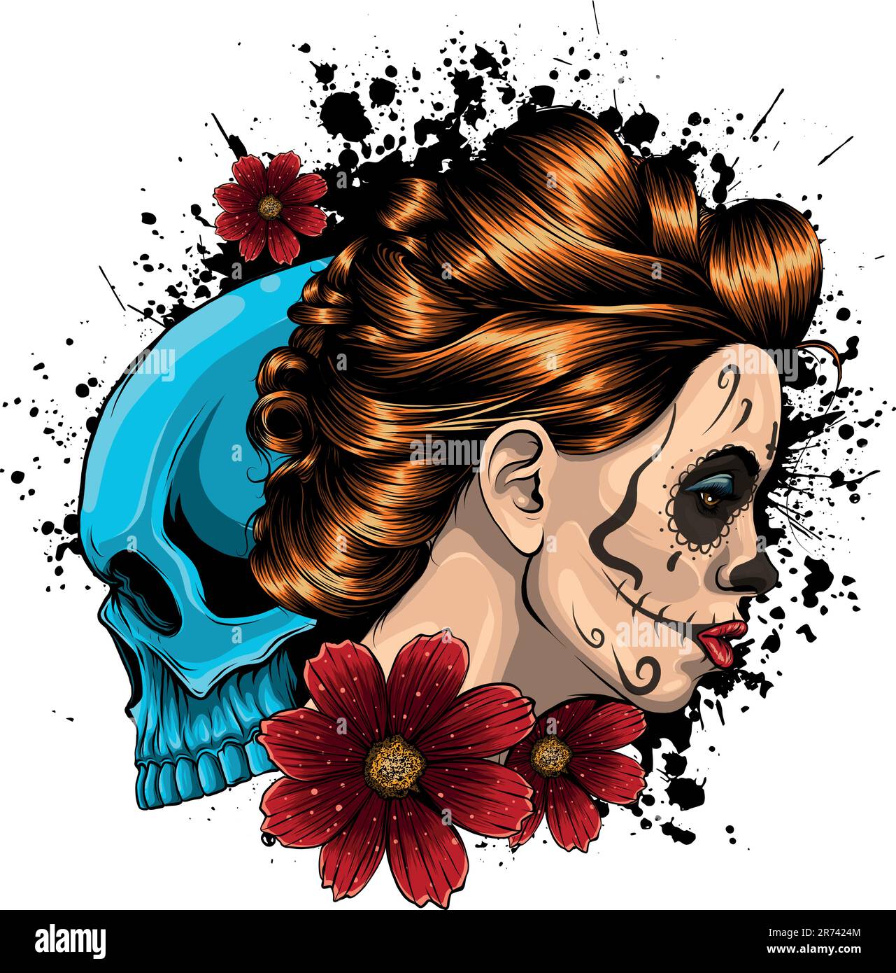 Beautiful dead girl Cut Out Stock Images & Pictures - Alamy