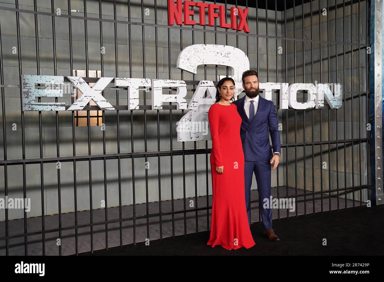 New York, NY, USA. 12th June, 2023. Golshifteh Farahani, Sam Hargrave ...