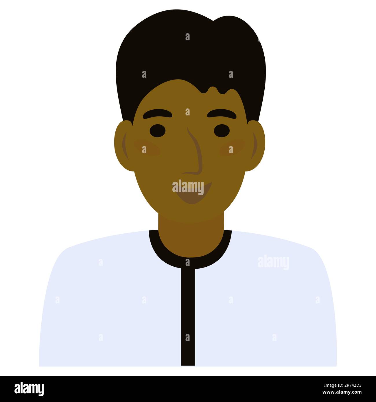 Guy portrait Man face avatar illustration Design element Vector ...