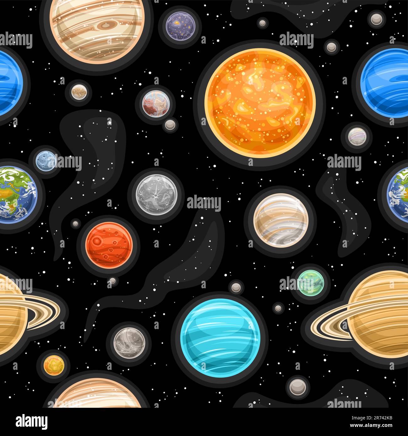 Celestial bed Stock Vector Images - Alamy