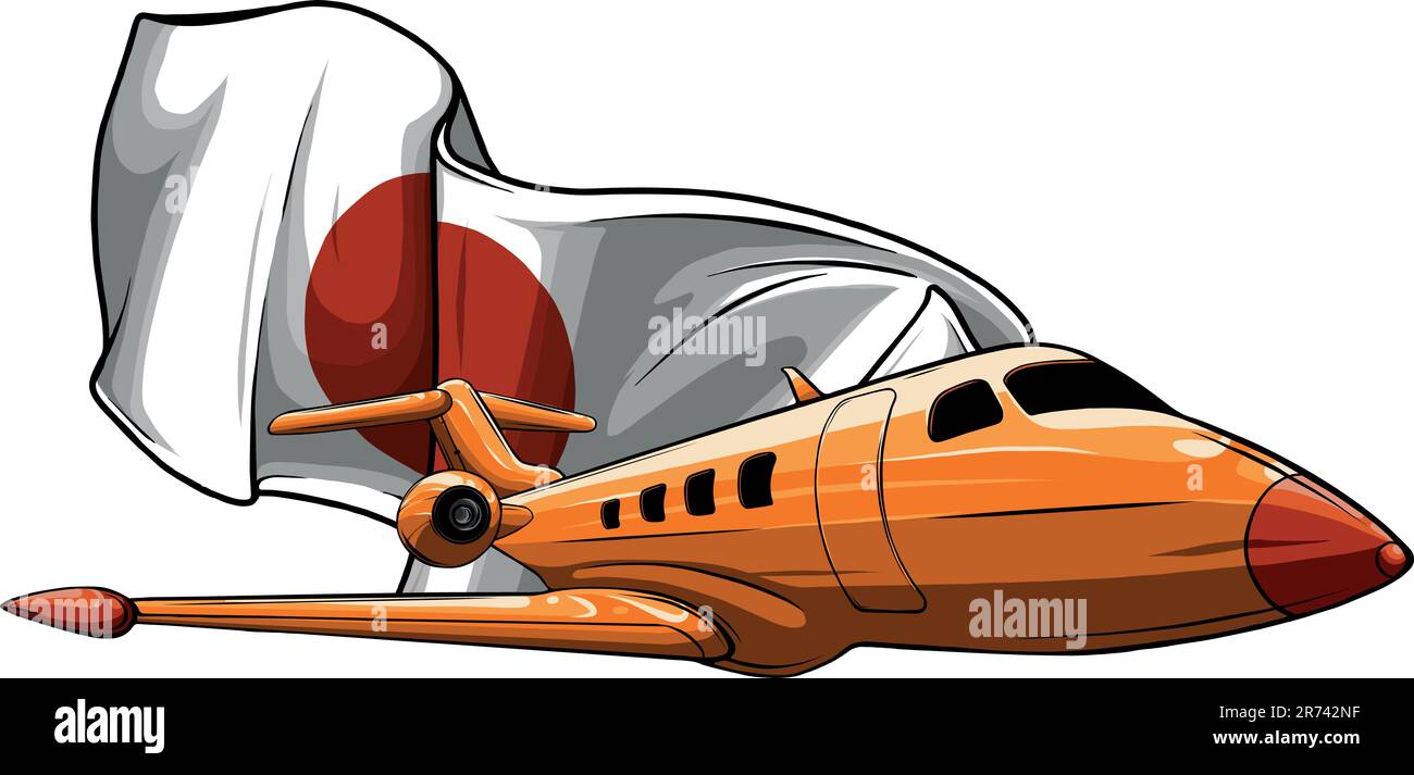 hand draw of Jet airplane vector illustration design Stock Vector Image ...