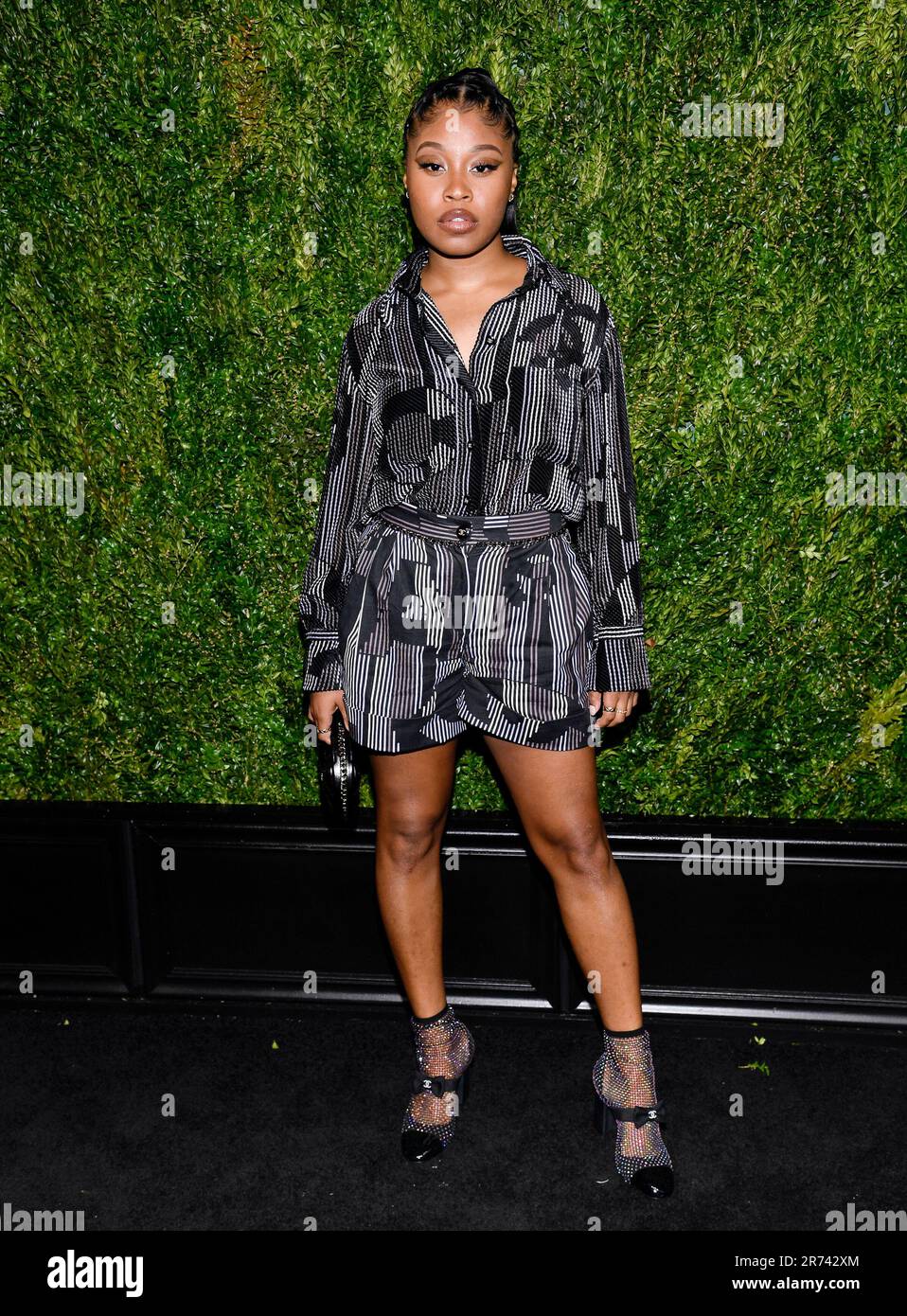 Dominique Fishback attends the 16th annual Chanel Tribeca Artists ...