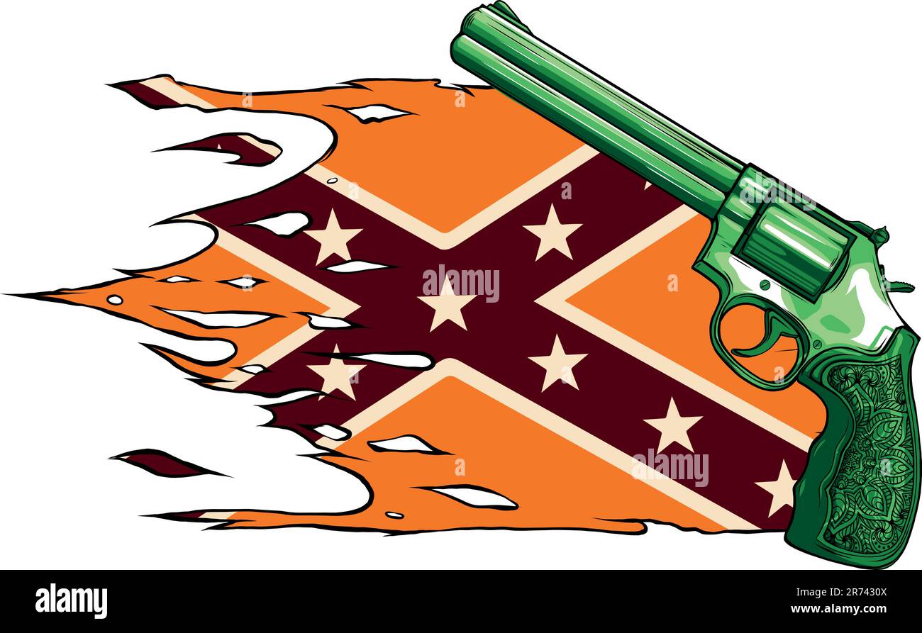 Vintage illustration retro rifle hi-res stock photography and images ...