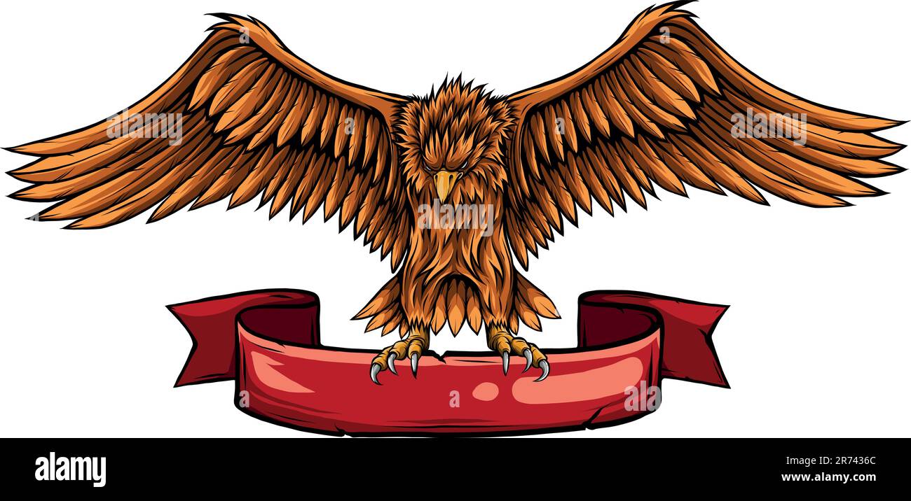 hand draw of eagle vector illustration design Stock Vector Image & Art ...