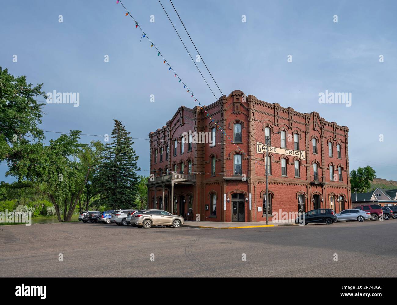 Fort Benton, Montana, USA – June 06, 2023: Exterior of the Grand Union ...