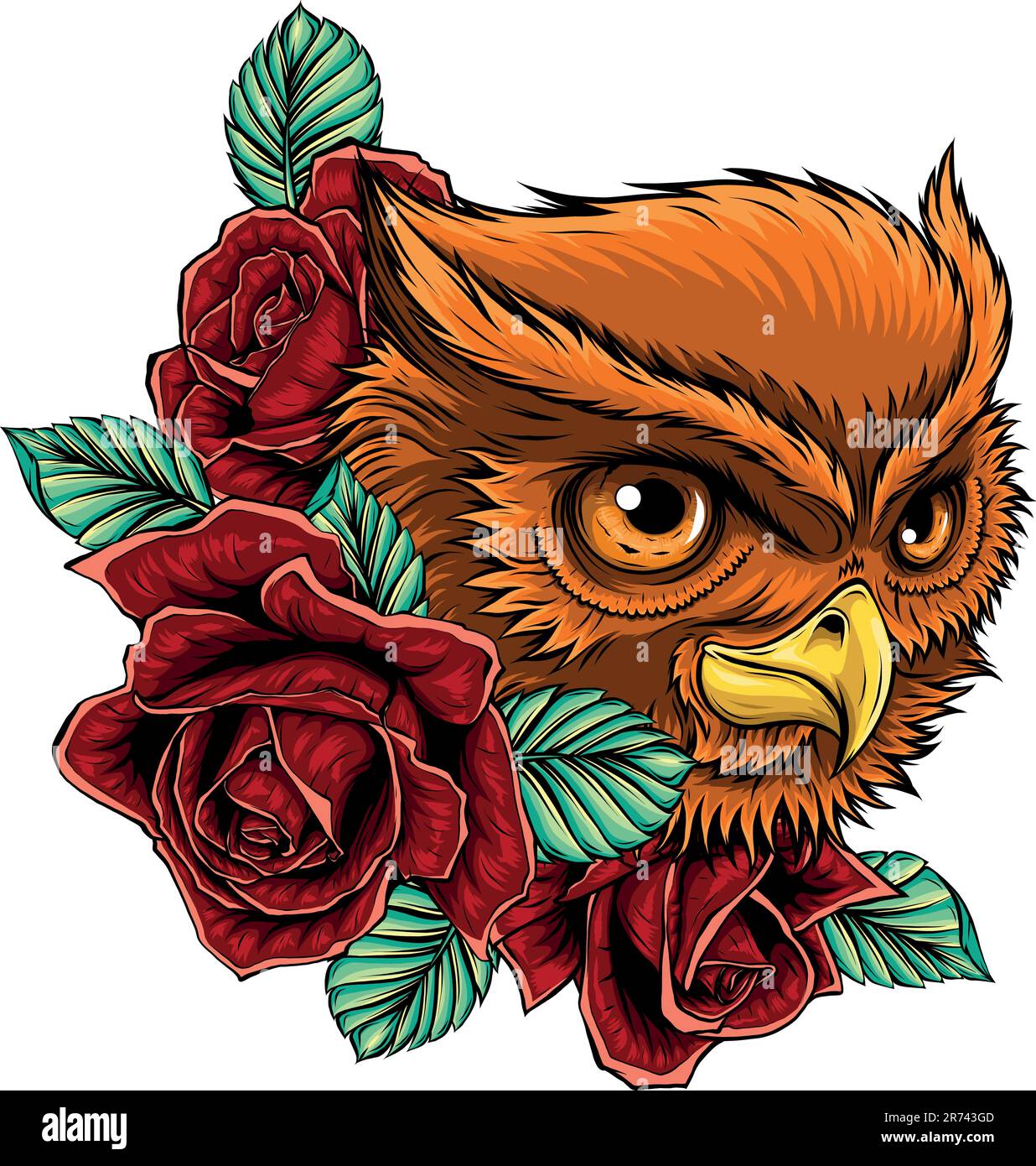 Owl sanctuary Stock Vector Images - Alamy