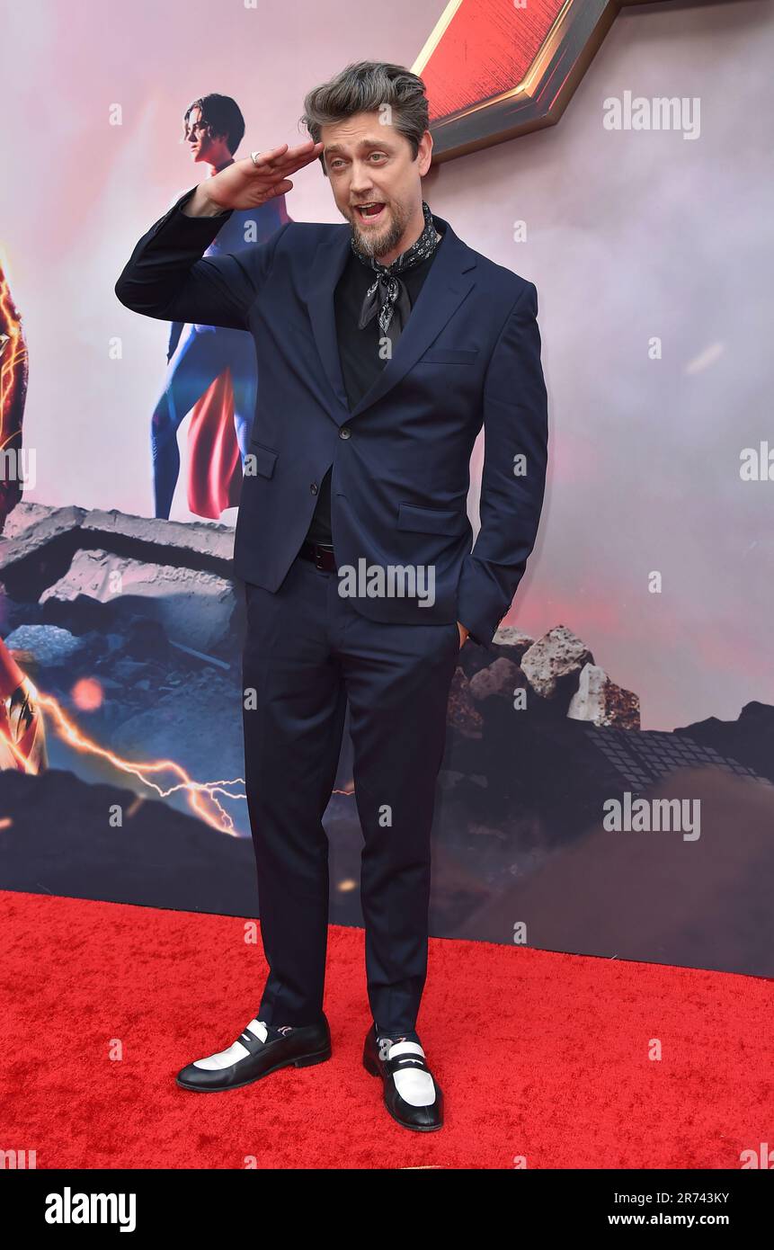 Director Andy Muschietti arrives at the premiere of "The Flash" on ...
