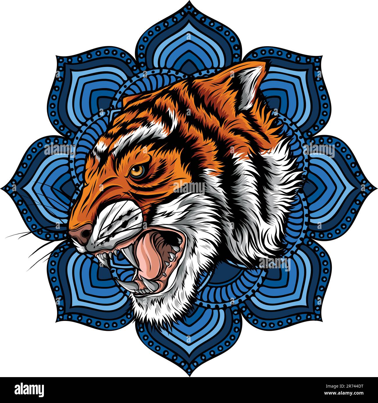 Crouching predator Stock Vector Images - Alamy