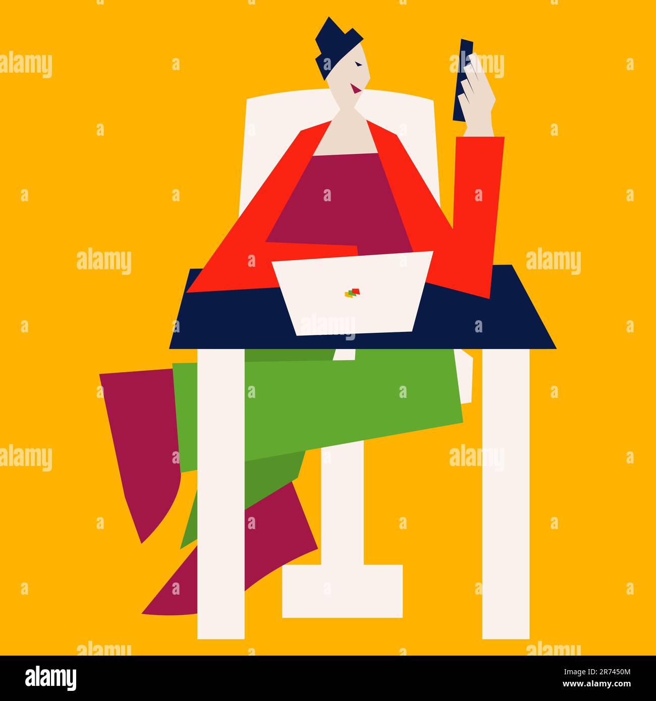 Cubism woman hi-res stock photography and images - Alamy