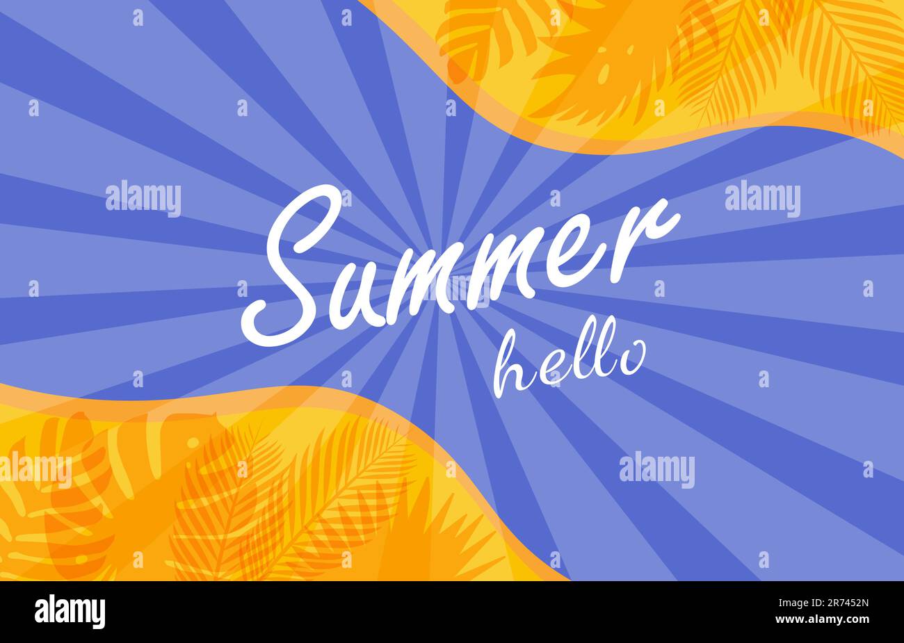 Colorful Summer background layout banners design. Horizontal poster ...