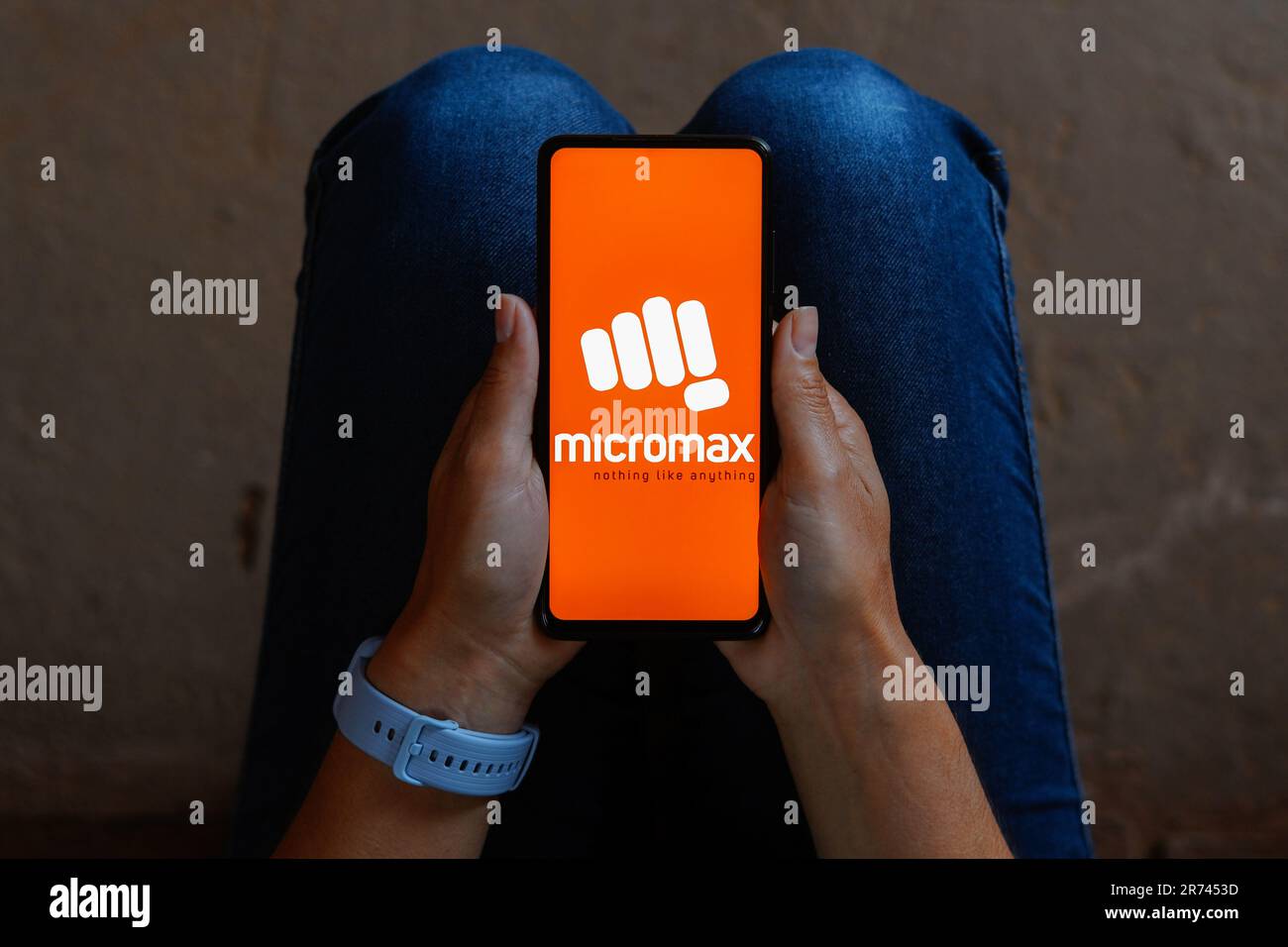 Brazil. 12th June, 2023. In this photo illustration, the Micromax logo ...