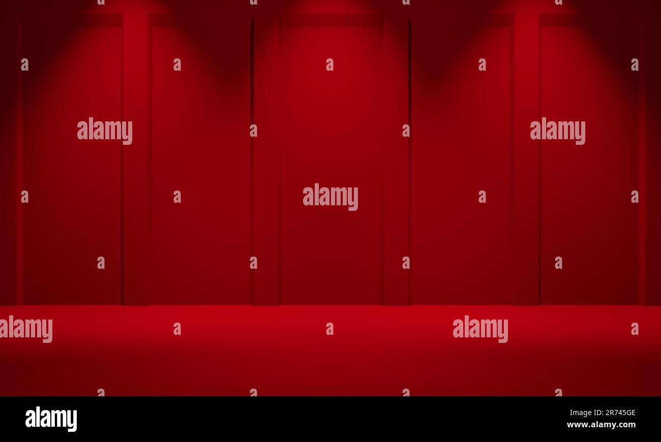 Minimalist and modern 3D rendering of studio space background design ...