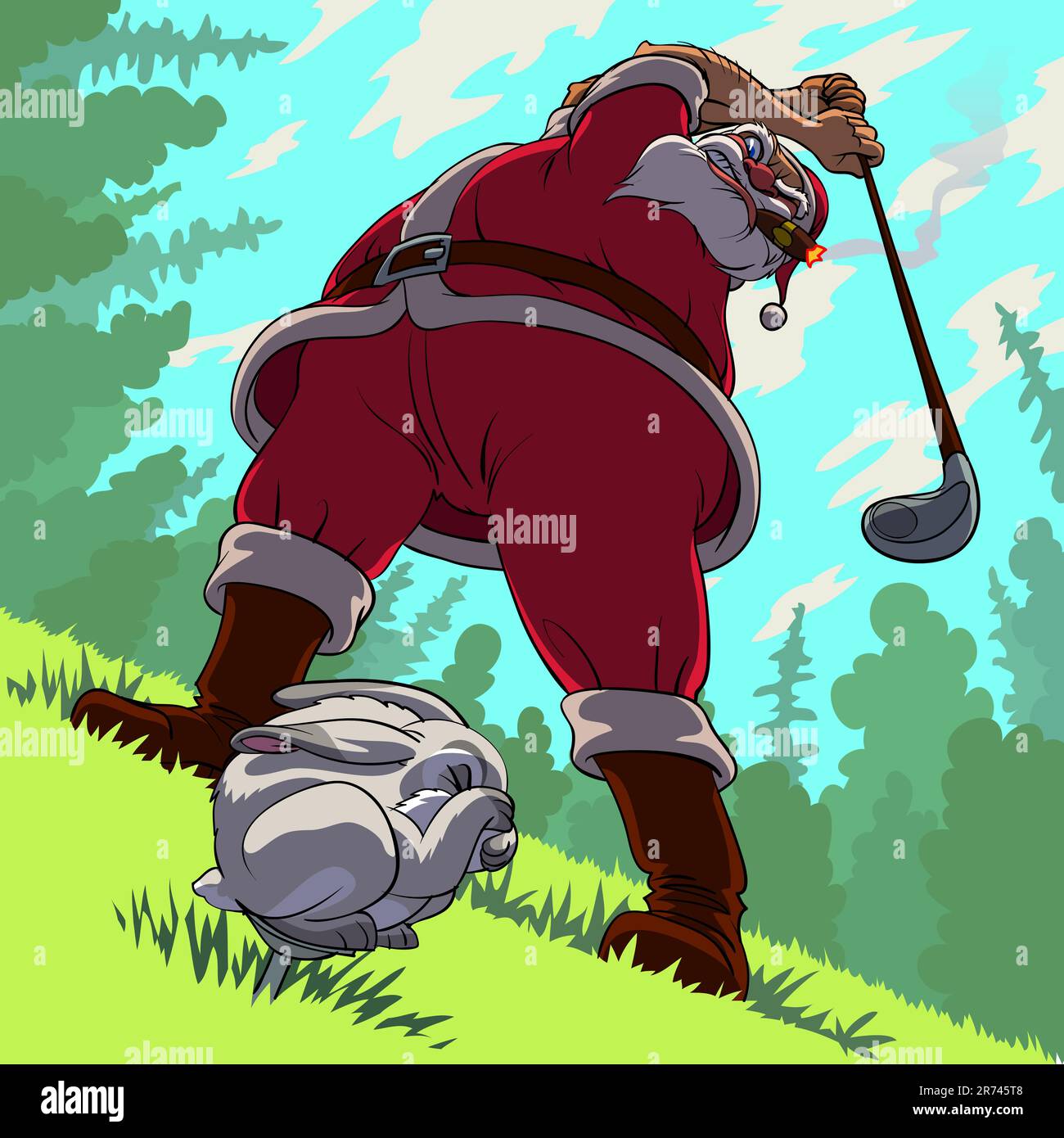 Illustration player using ball Stock Vector Images - Alamy