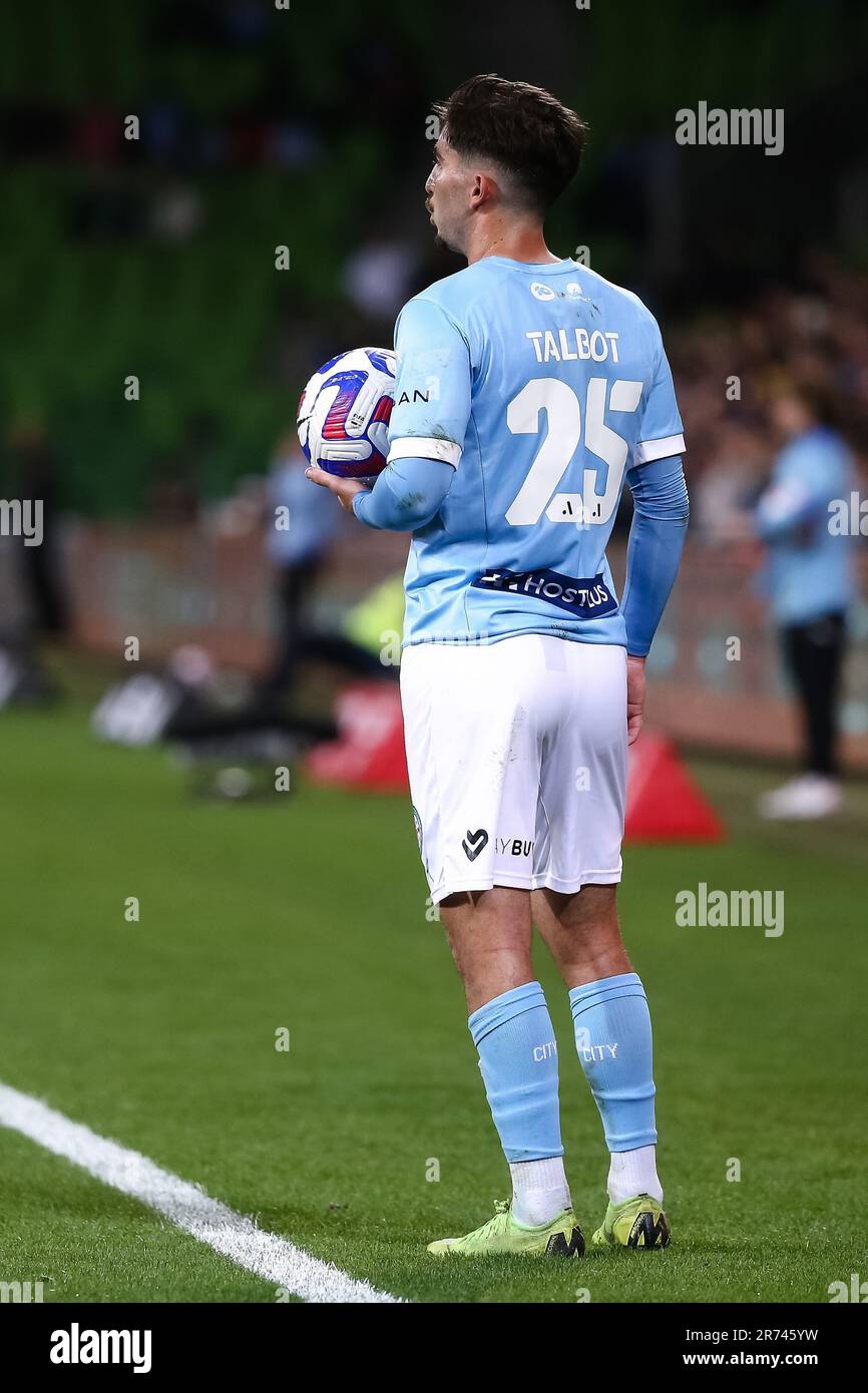MELBOURNE, AUSTRALIA - OCTOBER 07: Callum Talbot of Melbourne City FC ...