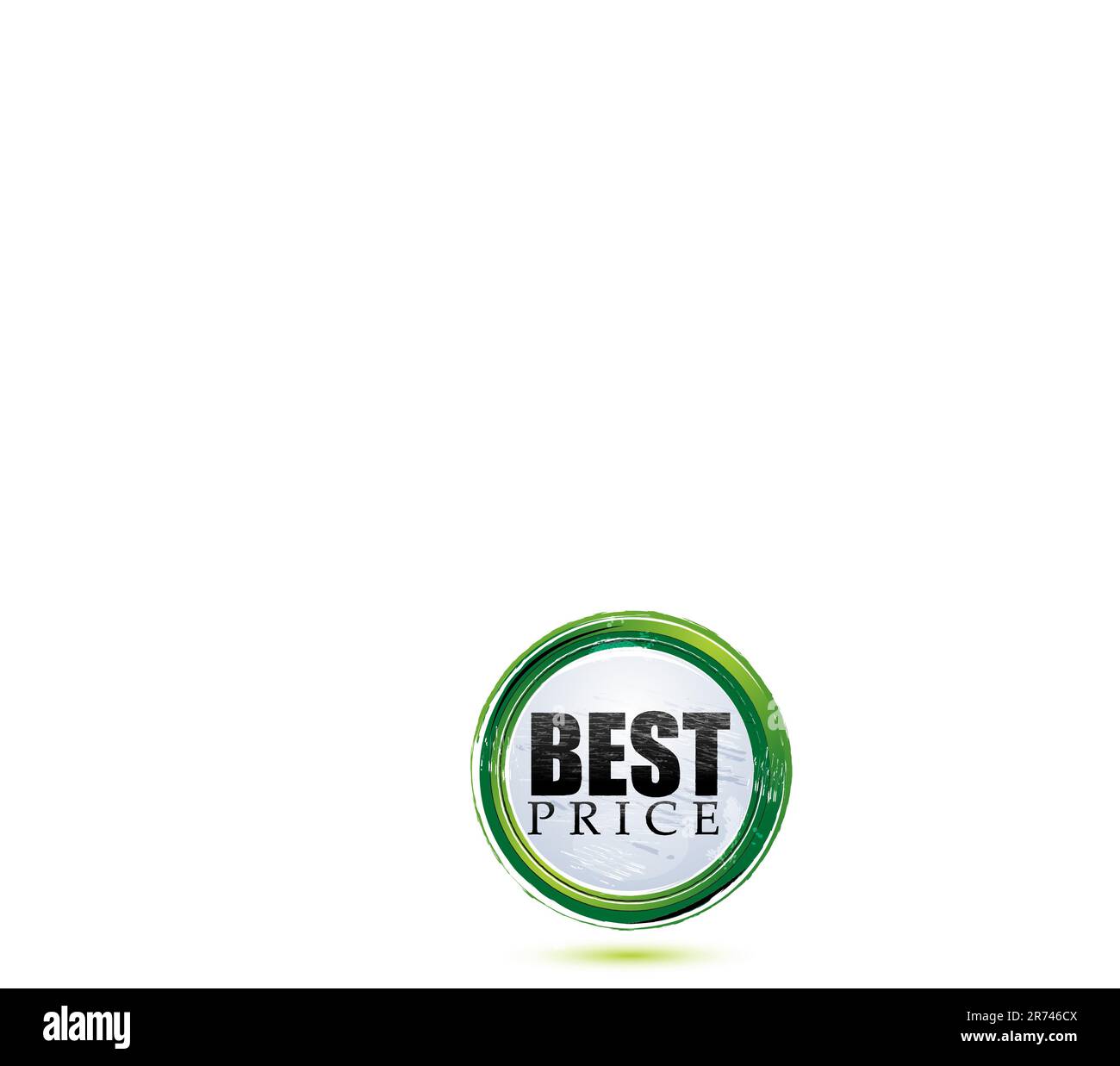 illustration of best price tag on white background Stock Vector Image ...