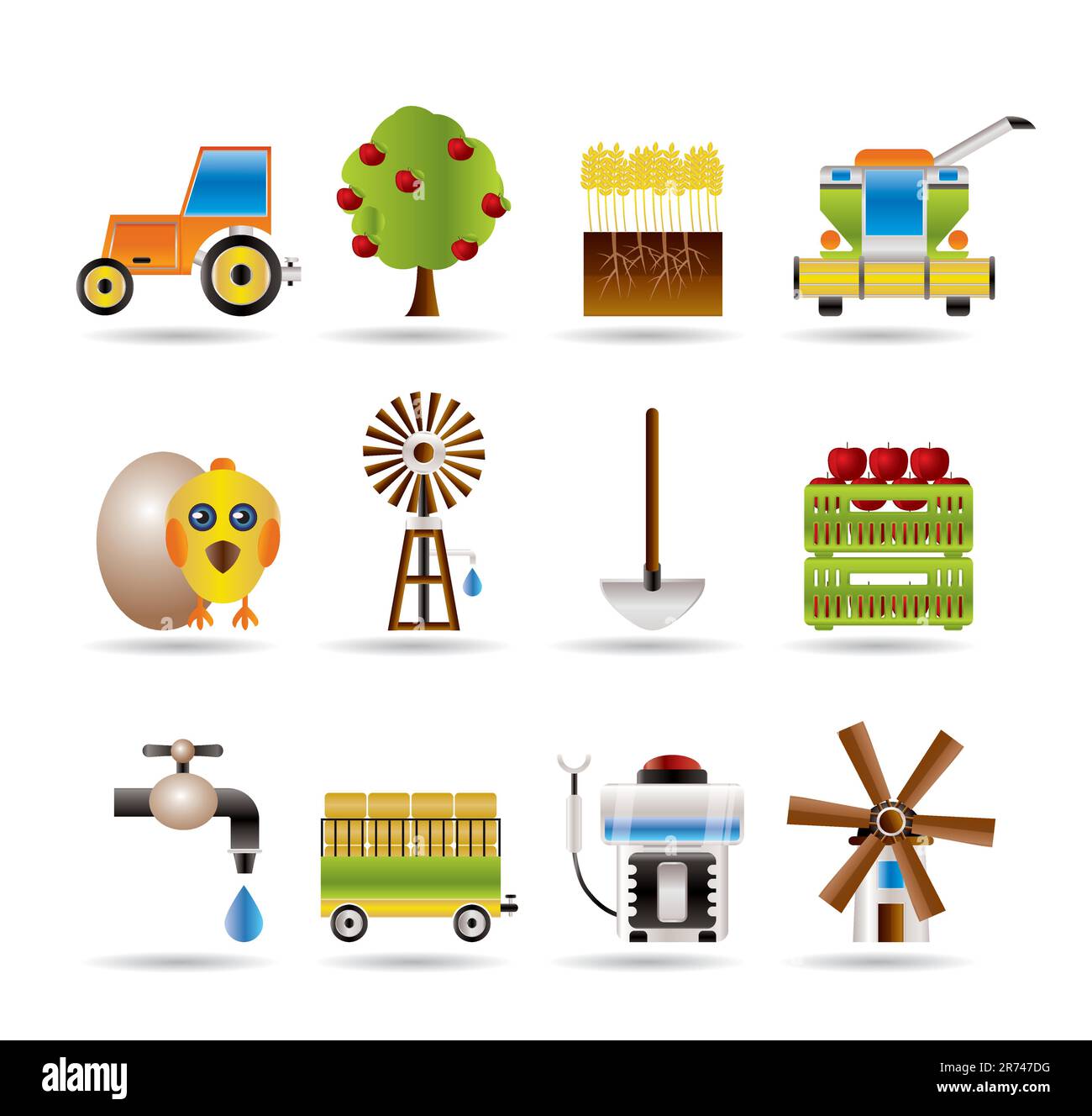 Tools for hay Cut Out Stock Images & Pictures - Alamy