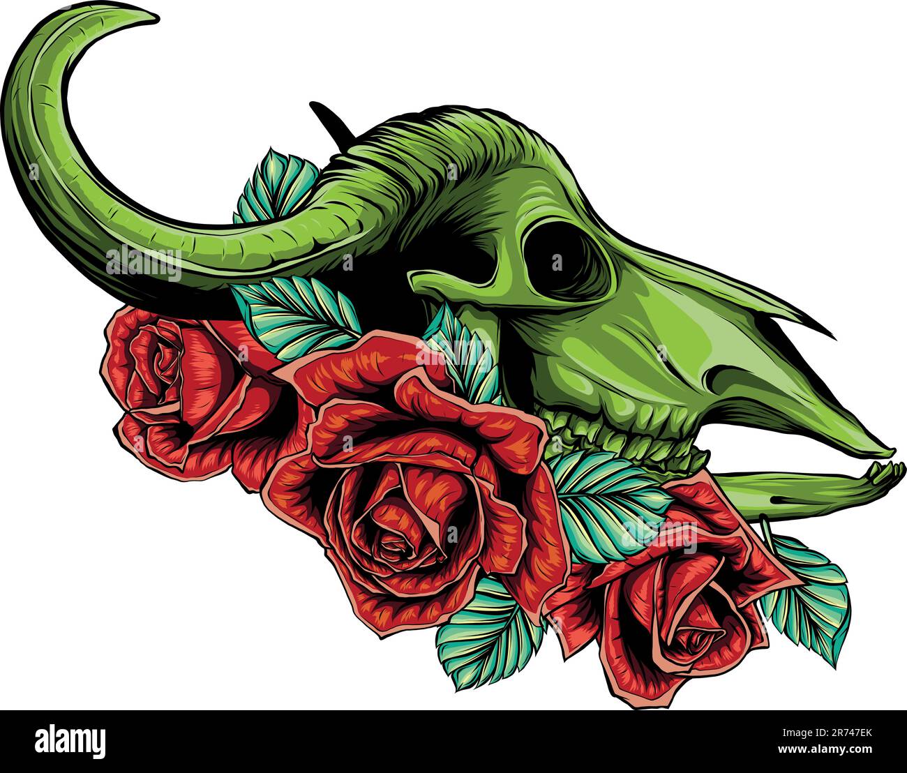 Bull Skull With Feathers Tattoo Meaning