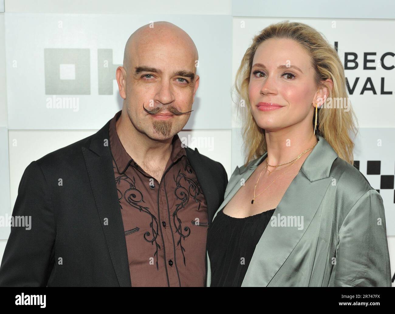 New York, USA. 12th June, 2023. L-R: Eric Anderson and Jessica Rush ...