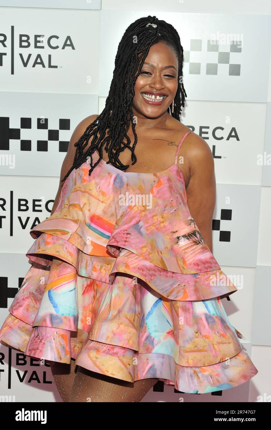 New York, USA. 12th June, 2023. Charity Angel Dawson attends the world ...