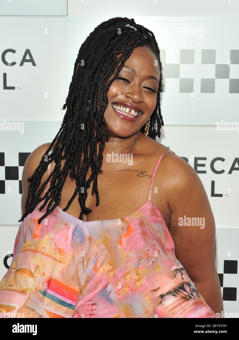 New York, USA. 12th June, 2023. Charity Angel Dawson attends the world ...