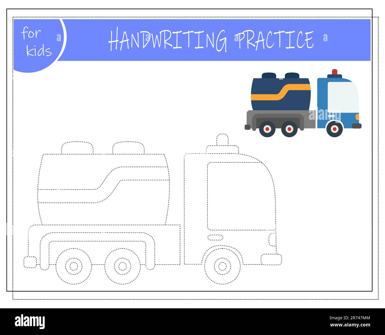 Connect the dots, educational game for kids, cartoon car Stock Vector ...