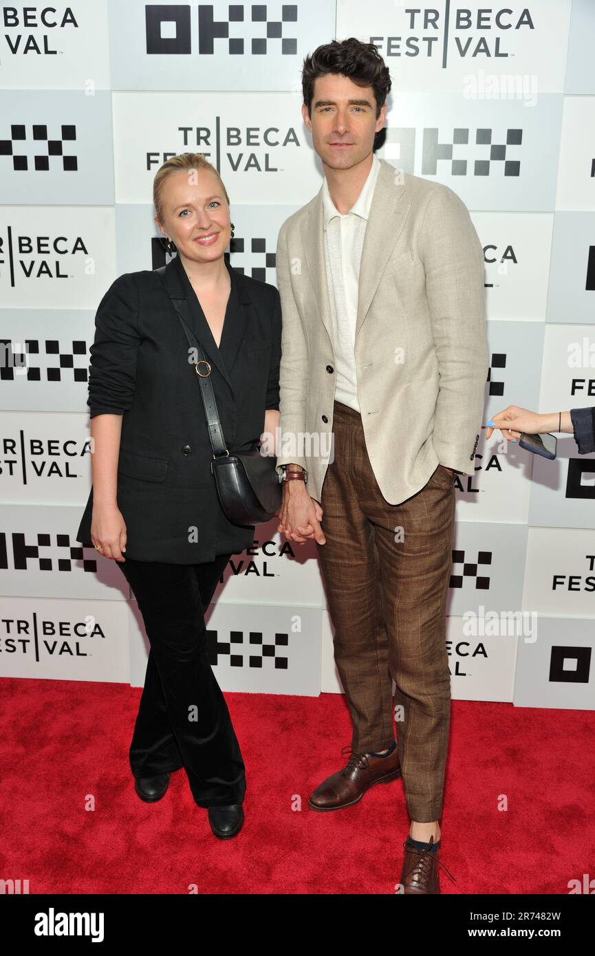 New York, USA. 12th June, 2023. L-R: Julia Mattison and Drew Gehling ...