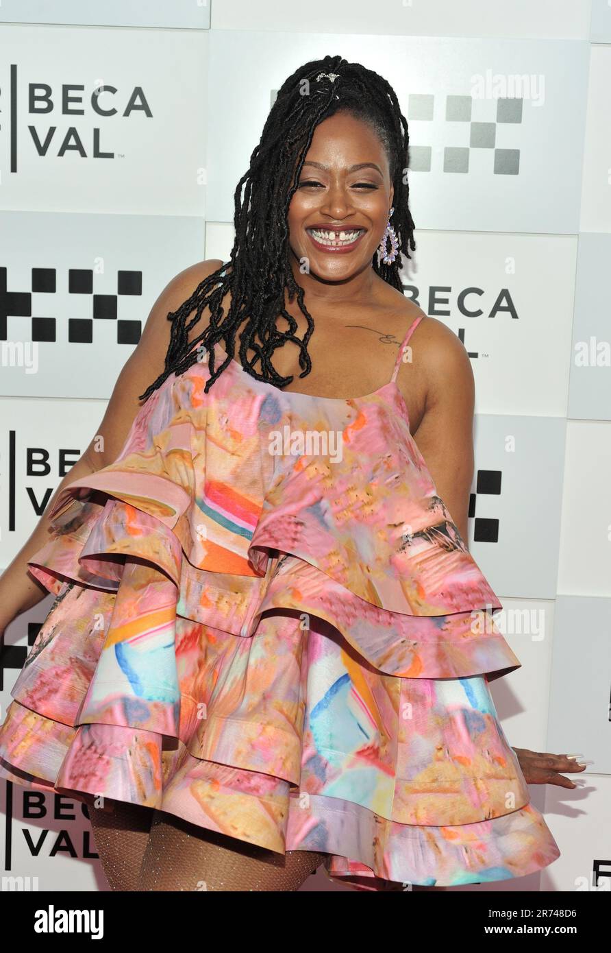 New York, USA. 12th June, 2023. Charity Angel Dawson attends the world ...