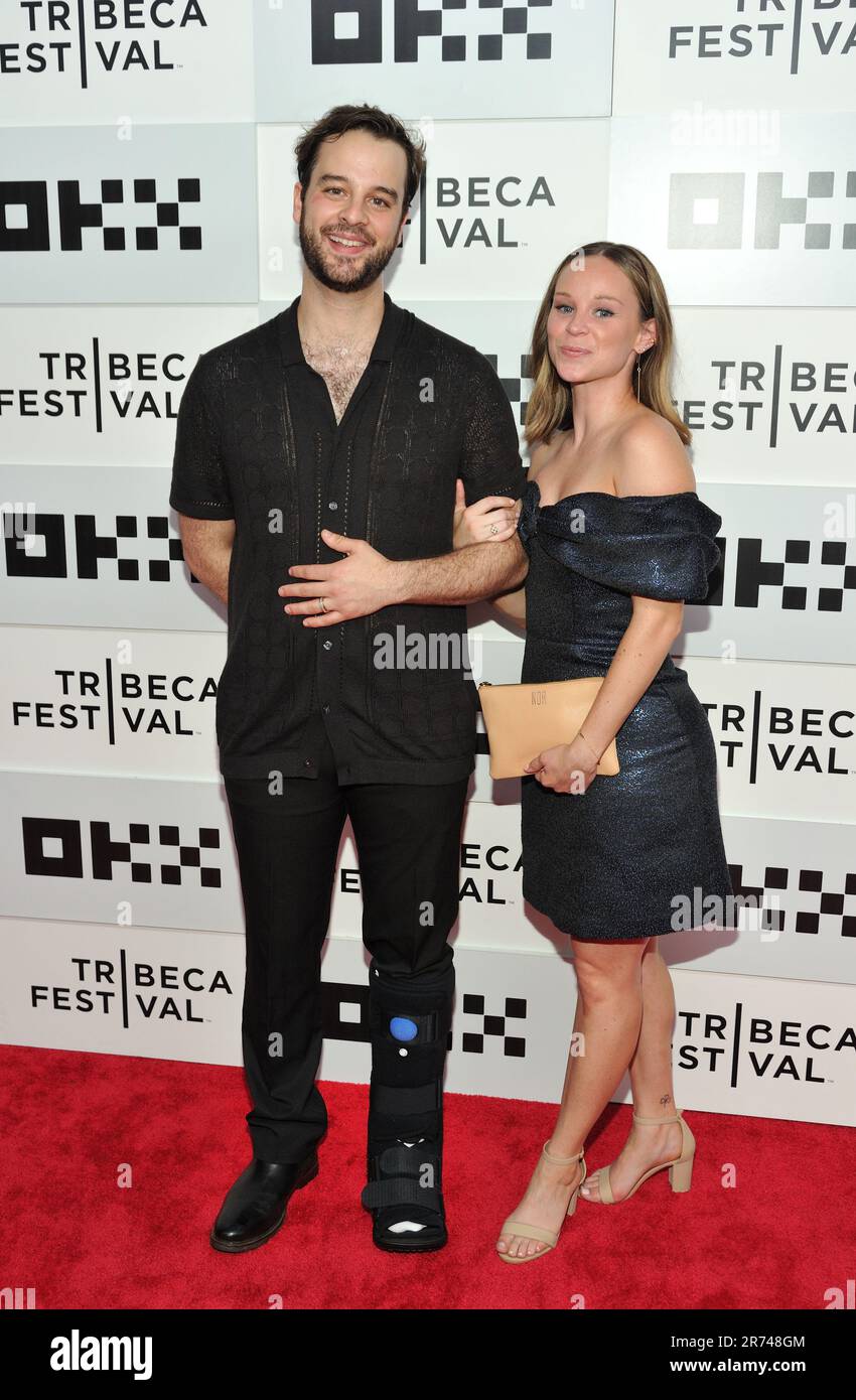 New York, USA. 12th June, 2023. L-R: Ryan Vona and Caitlin Houlahan ...