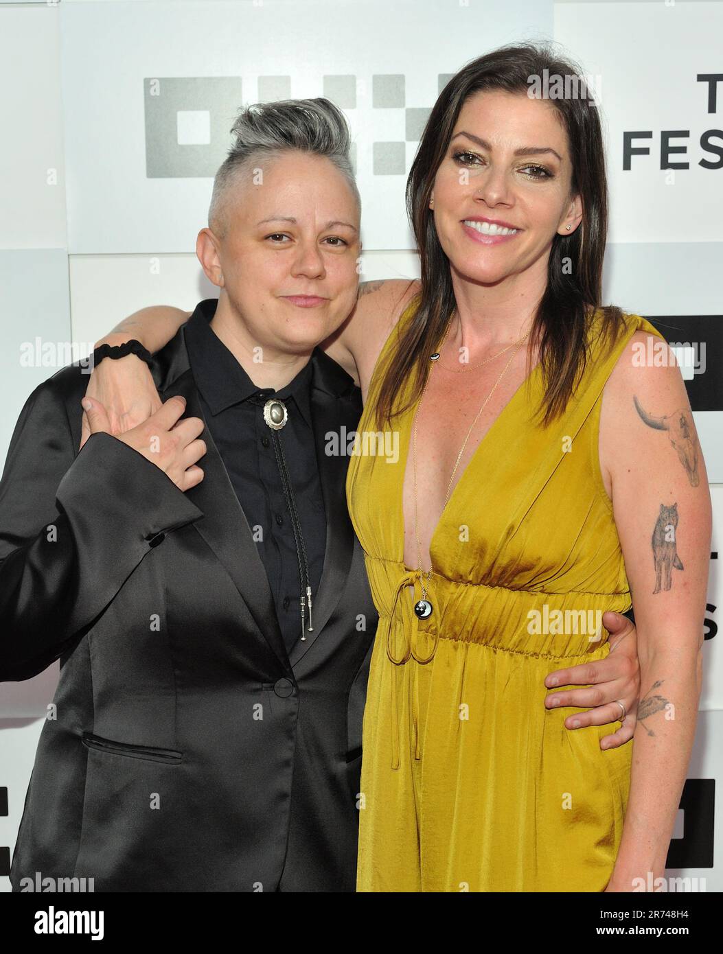 New York, USA. 12th June, 2023. L-R: Meghan Toohey and Dawn Kamerling ...