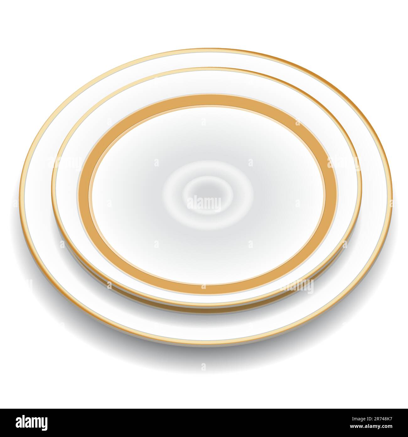 illustration of plate sign on white background Stock Vector Image & Art ...
