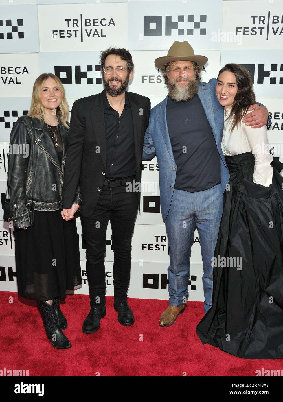 L-R: Natalie McQueen, Josh Groban, Joe Tippett and Sara Bareilles ...