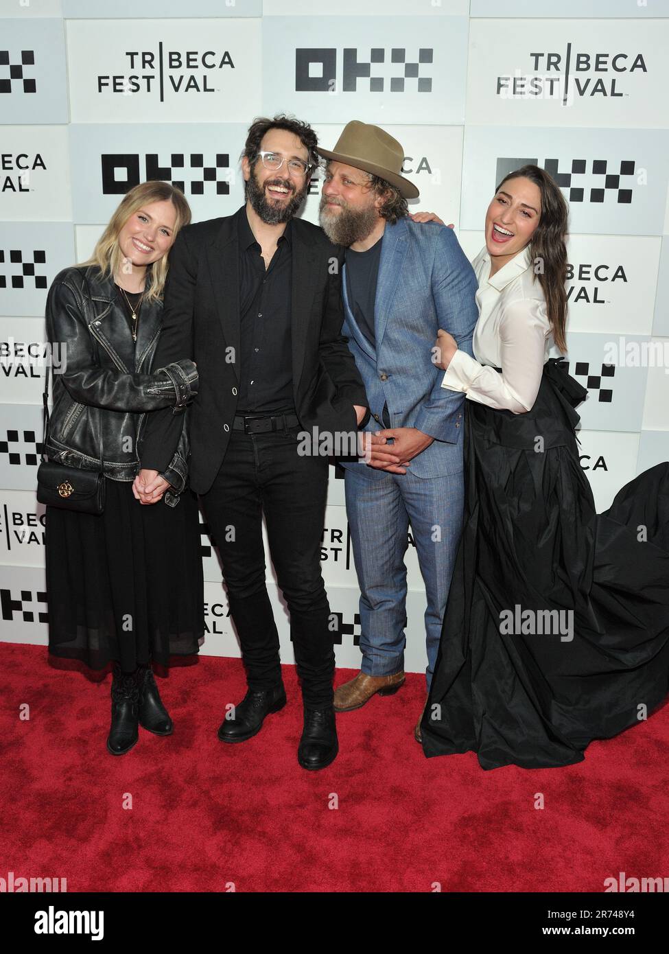 L-R: Natalie McQueen, Josh Groban, Joe Tippett and Sara Bareilles ...